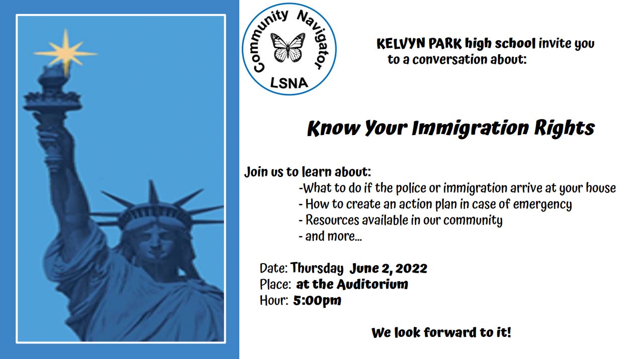 Invitation to Know Your Housing Rights and Immigration Rights ...