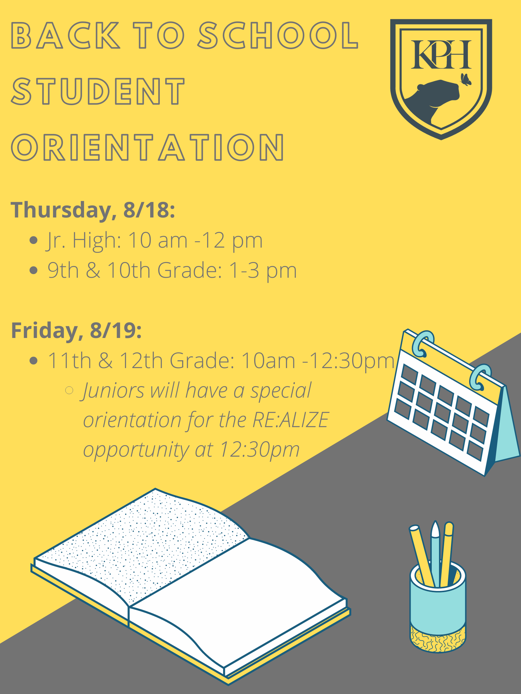 Back To School Student Orientation | Orientación regreso a la escuela ...