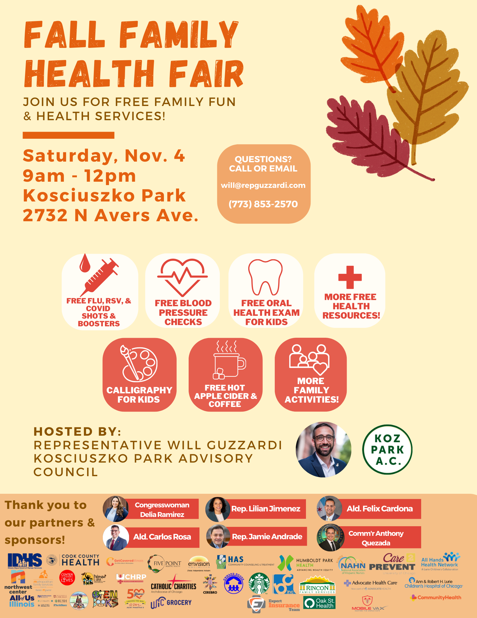 Fall Family Health Fair, Saturday Nov. 4th | Feria de salud familiar de ...